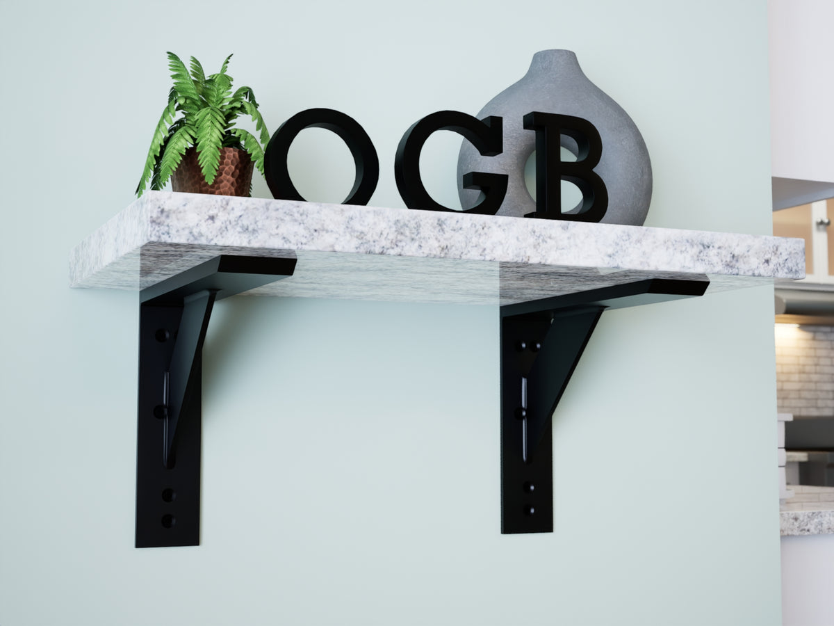 Large Shelf Bracket for Floating Shelves, Desks, and Countertops | OGB ...