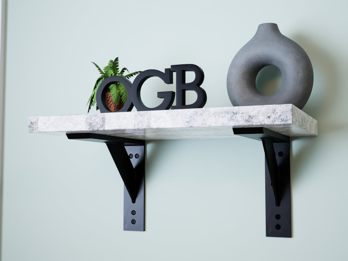 Large Shelf Bracket for Floating Shelves, Desks, and Countertops | OGB ...