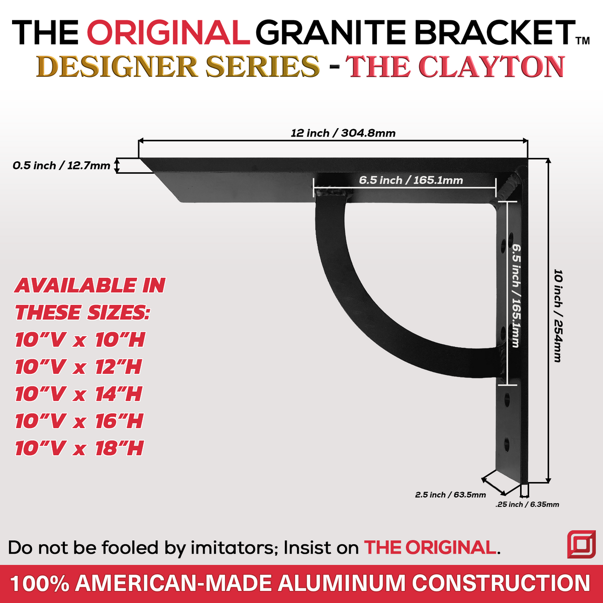 The Original™ Designer Series Bracket – Legacy Brackets